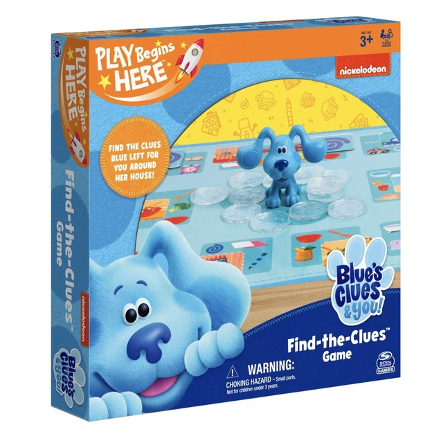 SPIN MASTER GAMES Nickelodeon Blue's Clues Find the Clues, Matching ...