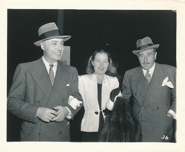 CHARLES BOYER PAT PATTERSOn Original CANDID Vintage 1940s Fox Snapshot ...