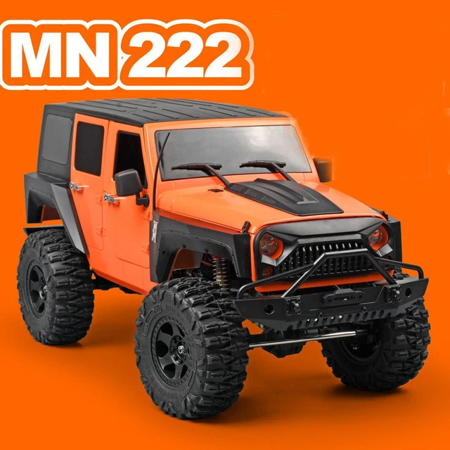 MN222 1:10 RTR RC Car Toy 2.4G 4WD Off-Road Remote Control Truck + Two ...