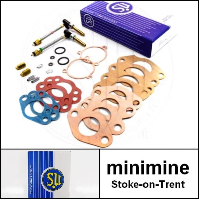 CLASSIC MINI TWIN SU HS2 Carburettor Service Kit INC. Jet, Valve ...