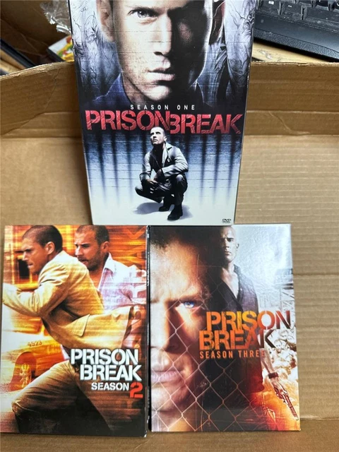 PRISON BREAK DVD Lot = Complete Seasons 1, 2, 3, One, Two, Three EUR 13 ...