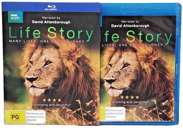 LIFE STORY: MANY LIVES, ONE EPIC JOURNEY - David Attenborough - 2 BLURAYS £7.45 - PicClick UK