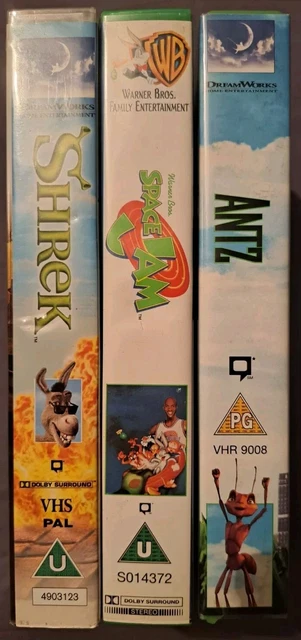 SHREK / SPACE Jam / Antz Vhs £2.99 - PicClick UK