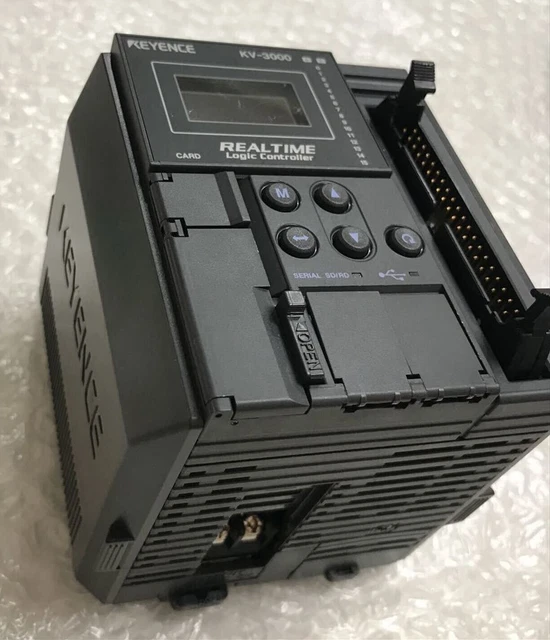 USED KV-3000 KEYENCE Serial Built-in CPU Unit Programmable Controllers ...
