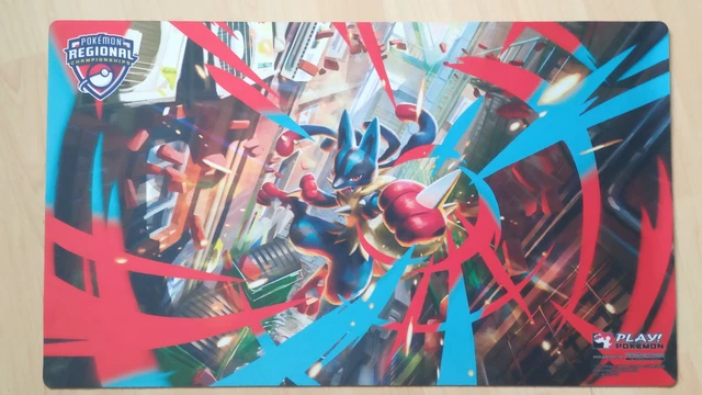POKEMON MEGA LUCARIO ex Regional 2026 Lille Spielmatte Playmat EUR 49,99 - PicClick DE
