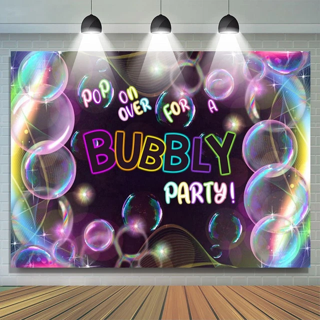 POP ON OVER for A Bubbly Party Adults Party Backdrop $36.00 - PicClick AU