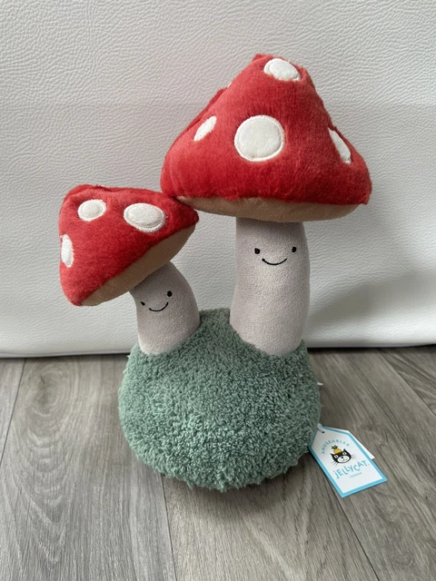 JELLYCAT AMUSEABLE PAIR of Toadstools BNWT £20.00 - PicClick UK