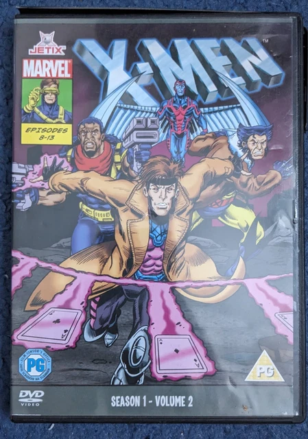 X-MEN CARTOON SERIES marvel cd dvd season1 vol 2 ep 8-13 pg rating EUR ...