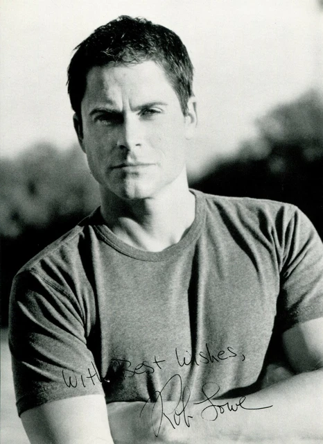 PHOTO ORIGINALE SIGNATURE preprint de l'acteur ROB LOWE / 9-1-1 Lone ...