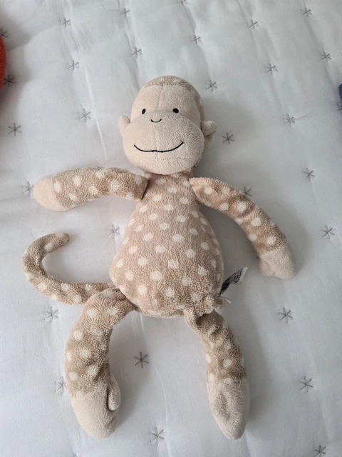 JELLYCAT MONTY MONKEY Beige & Cream Spotty Monkey Soft Toy £19.99 ...