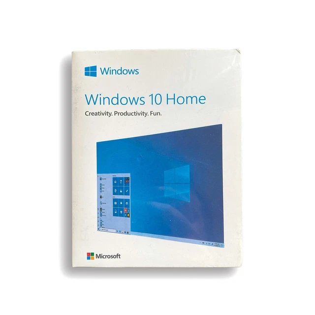 MICROSOFT WINDOWS 10 Home USB | English | 32/64 BIT | Product Key | New ...