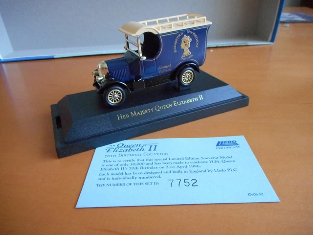 LLEDO VAN CELEBRATING Her Majesty the Queen Elizabeth 70th Birthday Ltd ...