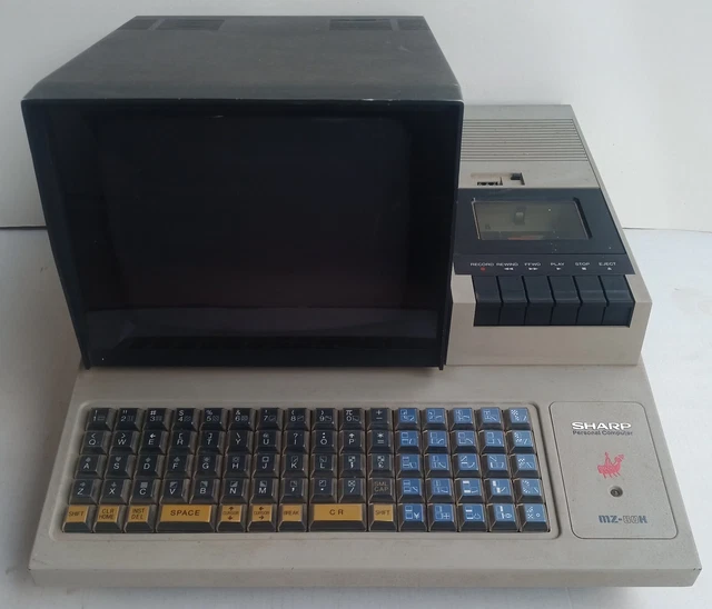 ORDINATEUR SHARP MZ-80K avec 32 Cassettes 1979 Personal Computer EUR ...