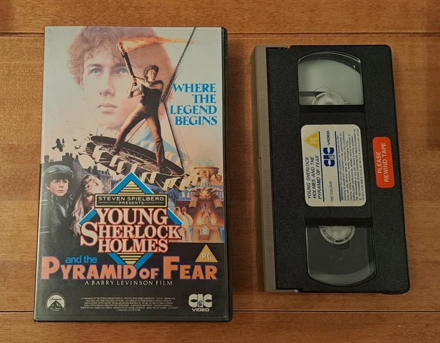 YOUNG SHERLOCK HOLMES Pyramid of Fear CIC VHS Video Post Cert Ex-Rental ...
