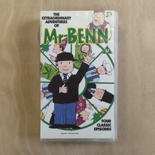 MR BENN VHS Video Tape The Extraordinary Adventureschildren's cartoons ...