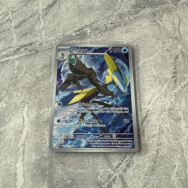 INTELEON IR 142/132 Pokémon TCG Mega Evolutions pack fresh mint £5.18 ...