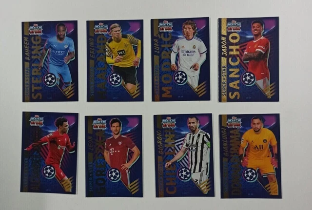 TOPPS MATCH ATTAX limited edition super star 2021 22 2022 scegli dal ...