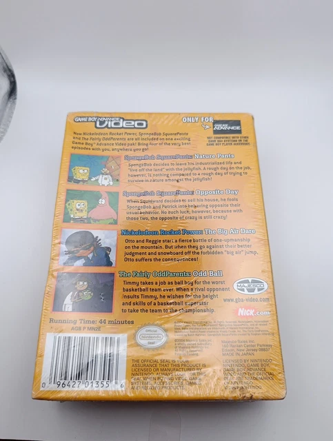 NICKTOONS COLLECTION VIDEO Volume 2 (Game Boy Advance | GBA) Brand New ...