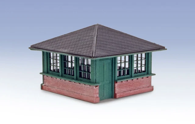 WEST HIGHLAND RAILWAY Rannoch Platform Signal Box Laser Cut Wood Kit ...