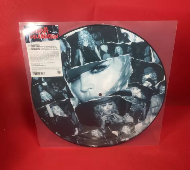 CELEBRATION MADONNA 12& vinyl picture disc record UK W819T unplayed ...