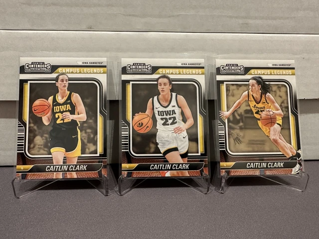 2024 PANINI CAITLIN Clark NIL Collection Campus Legends Set of 3 $19.99 ...