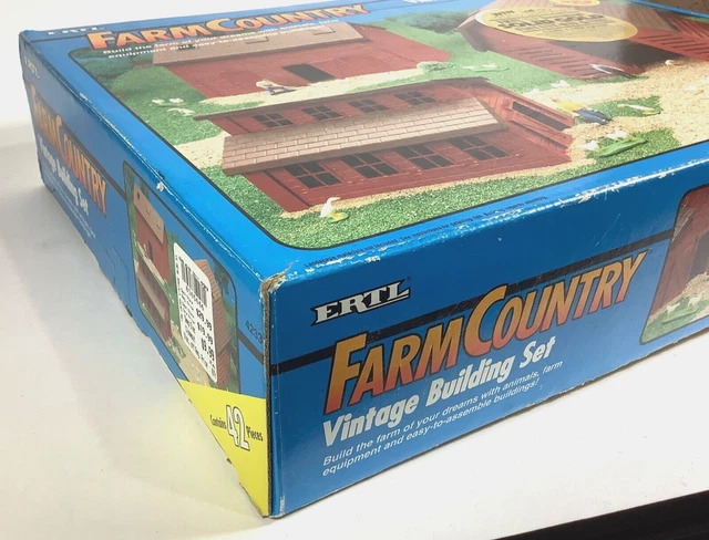 ERTL FARMING COUNTRY Vintage Building Set "1993" (New in Open Box) $59. ...