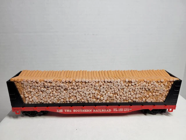 HO SCALE THE Southern Railroad 4365 Pulpwood Lumber Freight Train Car ...