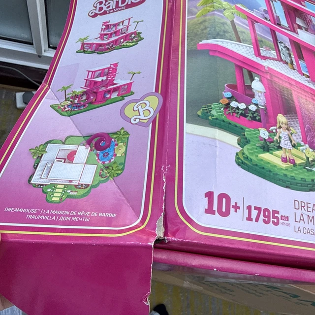 MEGA BARBIE THE Movie Building Toys DreamHouse Replica with 1795 Pieces ...