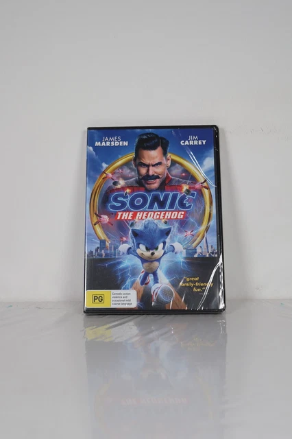 SONIC THE HEDGEHOG DVD Brand New & Sealed Region 4 James Marsden Jim ...
