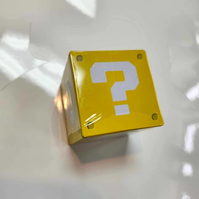 NINTENDO SUPER MARIO Bros Question Mark Cube Coin Candy £4.70 - PicClick UK
