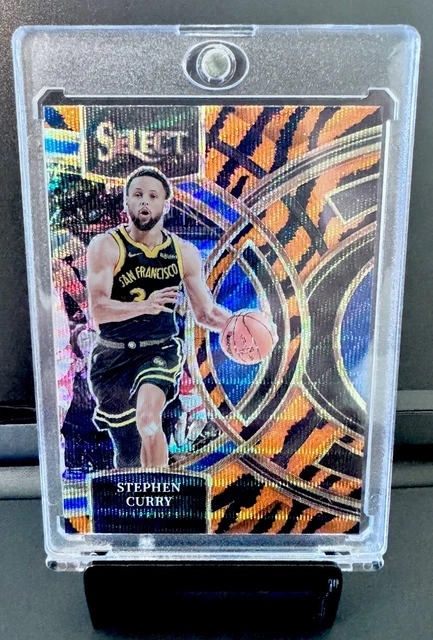 STEPHEN CURRY 2023-24 Panini Select TIGER PRIZM Premier SSP #145 ...