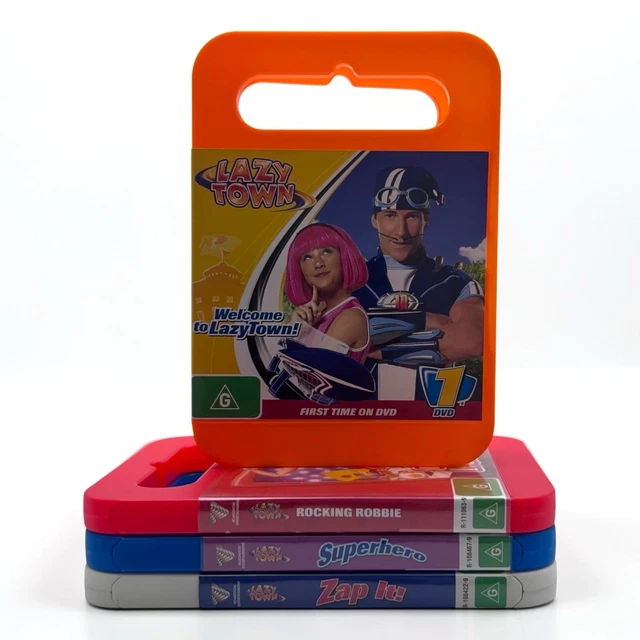 LAZYTOWN DVDS [WELCOME + Superhero + Rocking Robbie + Zap It] - Region ...