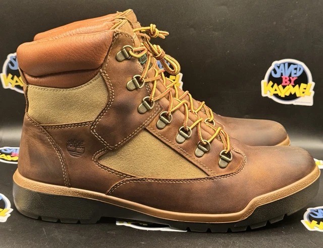 SIZE 13 - Timberland 6 Inch Fieldboot Custom Distressed Oil Stained ...
