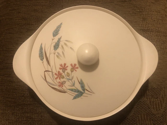 VINTAGE J&G MEAKIN 1950's / 1960's LIDDED TUREEN/CASSEROLE DISH FLORAL ...