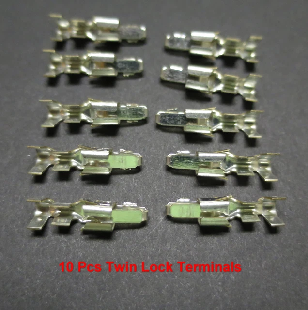 VINTAGE GM CHEVY General Motors Twin Lock Bulkhead Connector Terminals ...