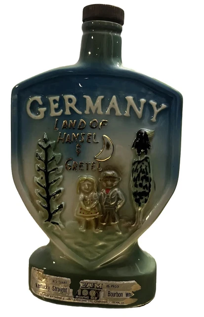 JIM BEAM 1971 Germany Land of Hansel and Gretel Whiskey Decanter Empty ...