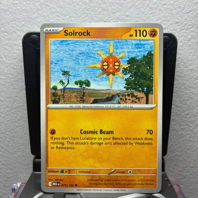 SOLROCK - 075/132 - Pokémon Mega Evolution 2025 - Uncommon NM $1.19 ...