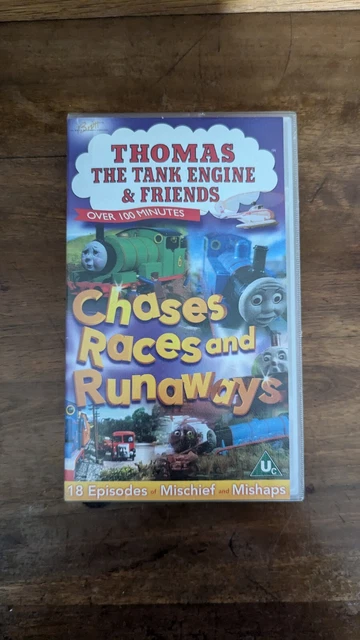 THOMAS THE TANK Engine & And Friends - VHS Video - Chases, Races And ...