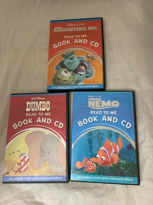 BUNDLE DISNEY PIXAR Monsters Inc Dumbo finding nemo Read Along ...
