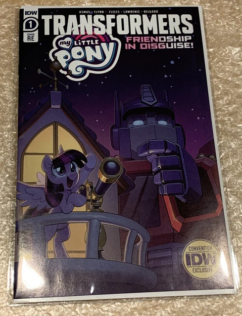 MY LITTLE PONY Transformers 1 2020 SDCC Comic IDW variante exclusive ...