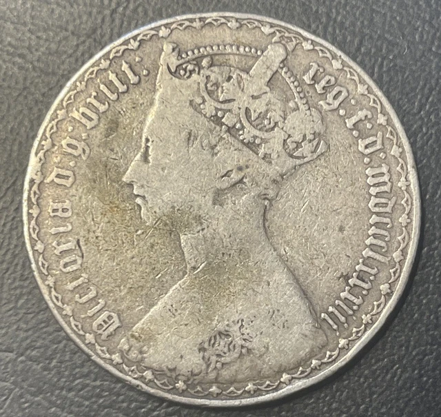 1883 VICTORIA GOTHIC Silver Florin Coin 2 Shilling Coin. £3.21 ...