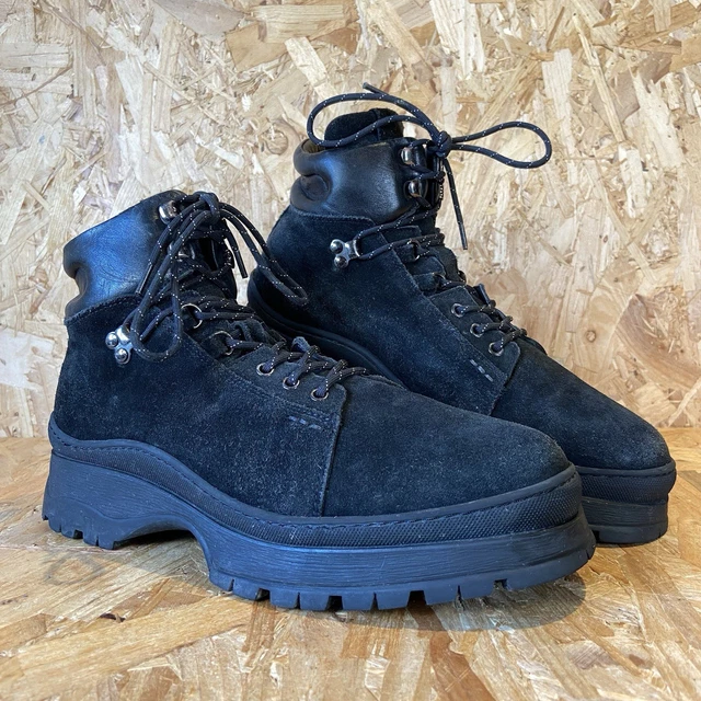 ALL SAINTS DONTE Nubuck Leather Boots Black - Mens EU 43 UK 9 £54.99 ...