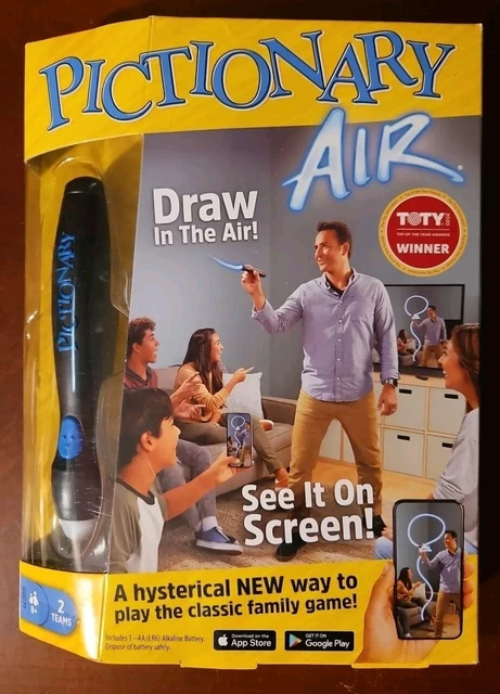 MATTEL GAMES PICTIONARY Air Updated Classic Family Fun Board Game New ...