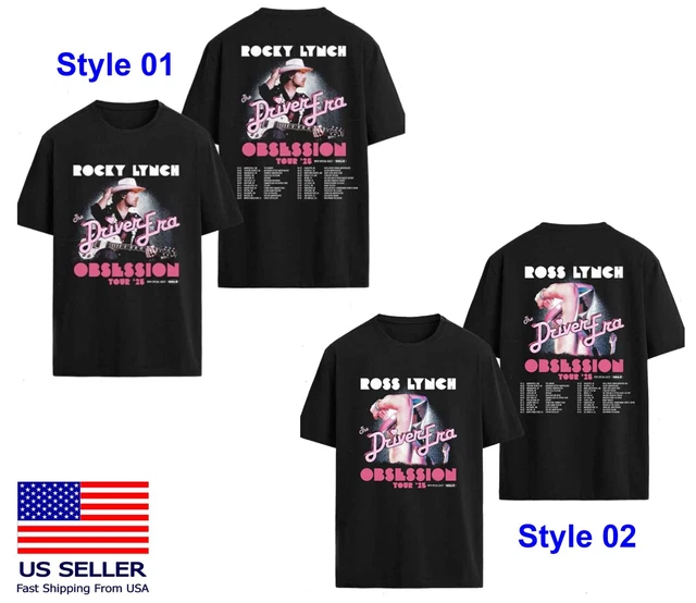THE DRIVER ERA 2025 Obsession Tour Dates New T-Shirt , 2 Styles Shirt ...