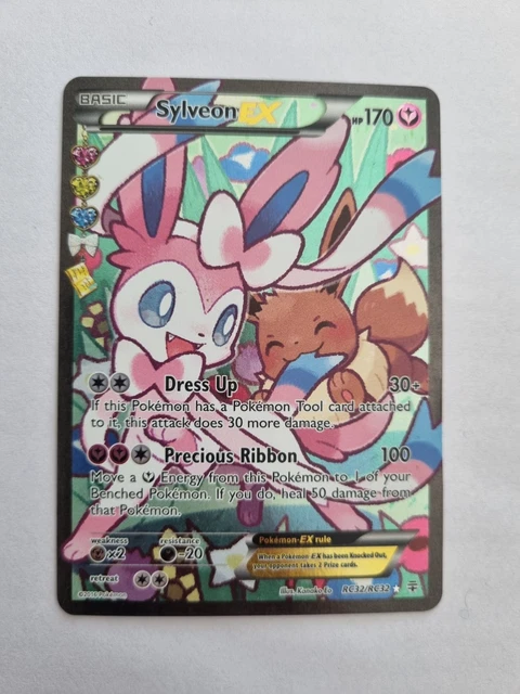 SYLVEON EX RC32/RC32 Full Art Holo Pokemon Generations Radiant ...