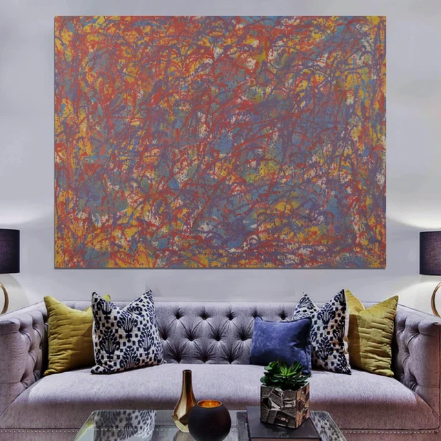 Jackson Pollock Mural Signed