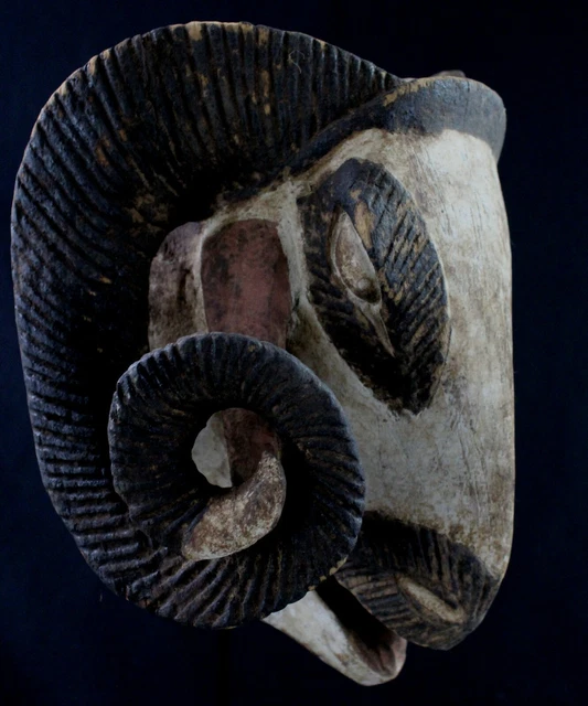 AFRICAN ART - African Ram Mask - Awesome Bobo Aries Mask - 29 Cms £641. ...