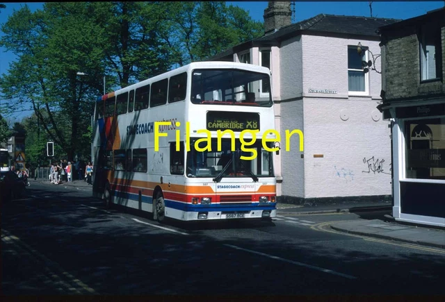 ORIGINAL BUS COLOUR SLIDE Stagecoach Cambus Volvo Olympian S587BCE £1. ...