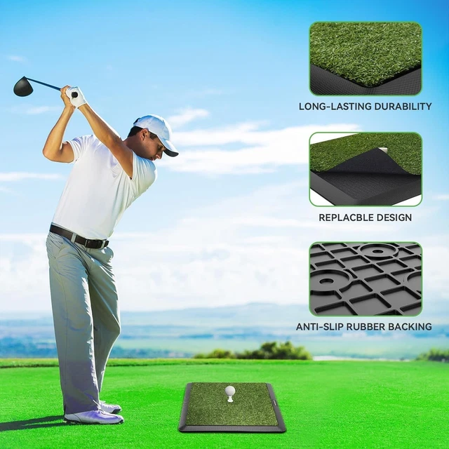 GOLF HITTING MAT | Golf Training Mat for Swing Path Feedback/Detection ...