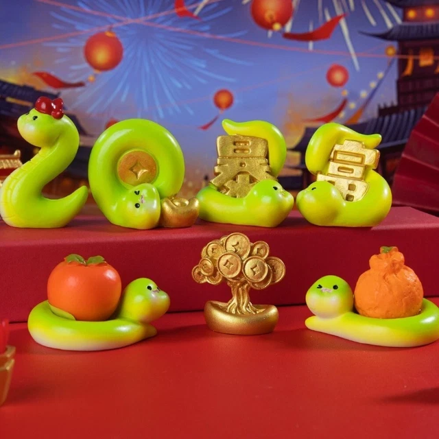 NEW YEAR MINI Snake Figures 2025 Snake Miniatures New Micro Snake ...